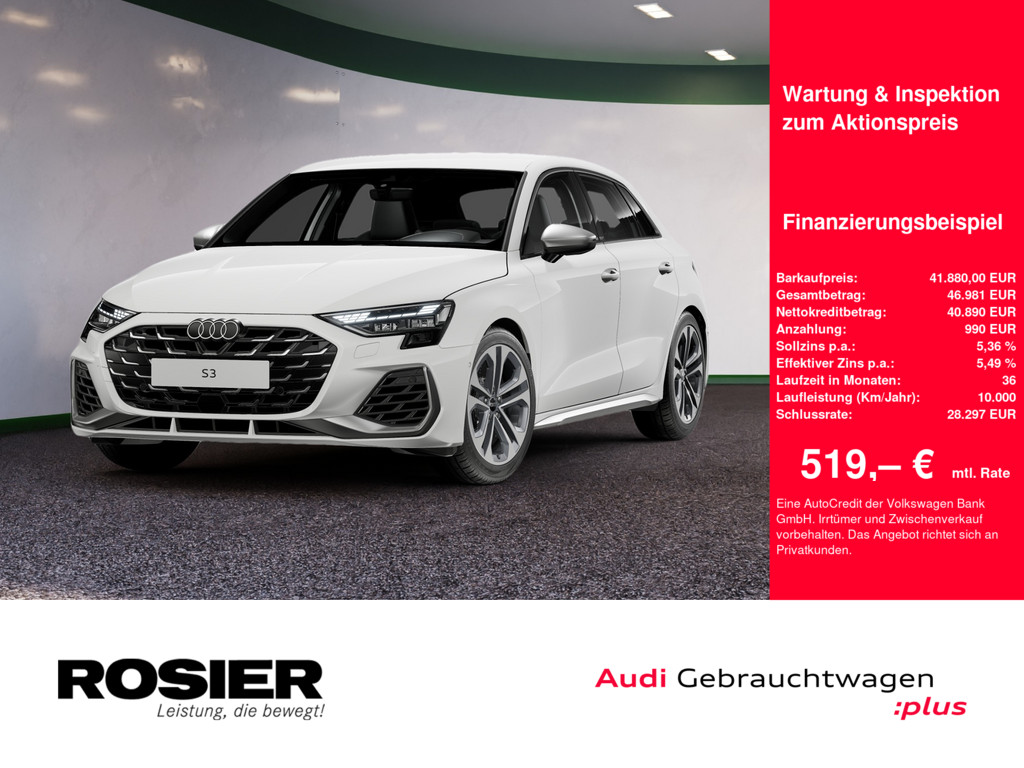 AUDI S3 Sportback 2.0 TFSI quattro S tronic